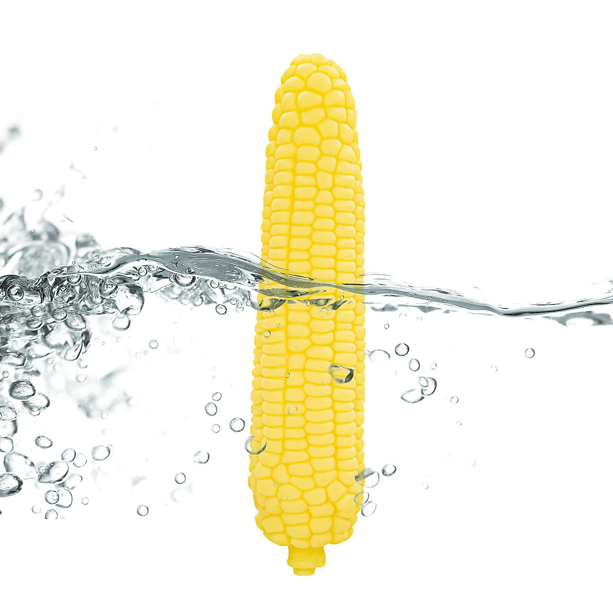7.87 inch Corn Shape Soft Silicone Realistic Dildo Sex Toy Clitoral Dildo Anal Dildo Plug with Textures for Women Men - Corn