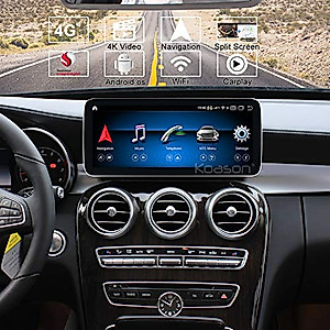 Android12 10.25inch HD1920 Screen Upgrade Display Monitor Multimedia Player GPS Navigation for Mercedes Benz C GLC 2014-2018 C180 C200 C220 C250 C300 C350 C320 C63 W205 NTG5