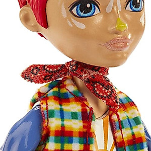 Mattel Enchantimals Redward Rooster Doll with Clunk Figure, 6-inch Small Doll with Removable Shirt & Accessories