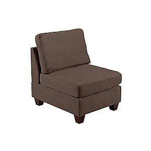 Wycian Boho High Chair, Dining Chair 20 Inch Seat Height 1PC Coffee Seat Height 20" Armless Chair Fabric 32.00" L 26.00" W 35.00" H for Living Room