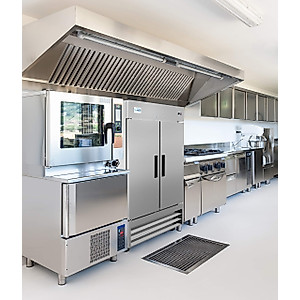 KoolMore - RIF-2D--SS 54" 2 Door Stainless Steel Upright Commercial Reach-in Freezer - 47 cu. ft (RIF-2D-SS)