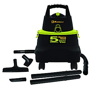 Koblenz WD-5K US 5-Gallon Wet/Dry Vacuum, Black w. Green Accents