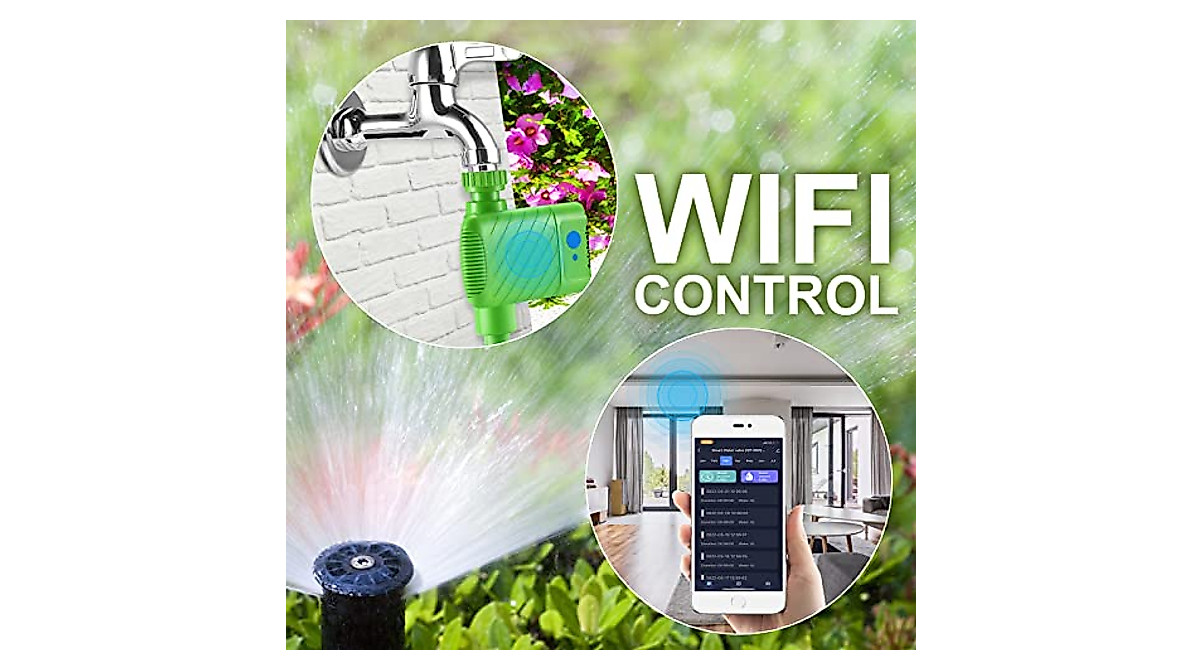 Smart Garden Sprinkler Timer with Wi-Fi Hub | Sainlogic