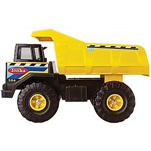 Tonka Retro Classic Steel Mighty Dump Truck (the color of the stickering may vary)