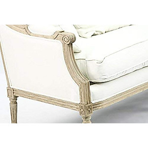 Zentique Louis Sofa, Natural Oak