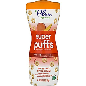 Plum Organics Super Puffs Variety Pack, 1.5 Ounce (Pack of 8)