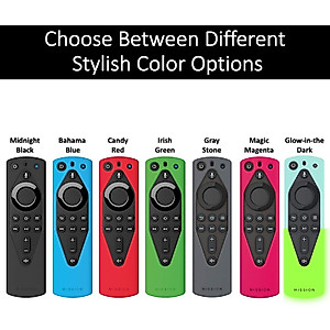 Mission Remote Case for The All-New Fire TV Voice Remote (2018 Version for Fire TV Stick 4K and Fire TV Cube) (Candy Red)