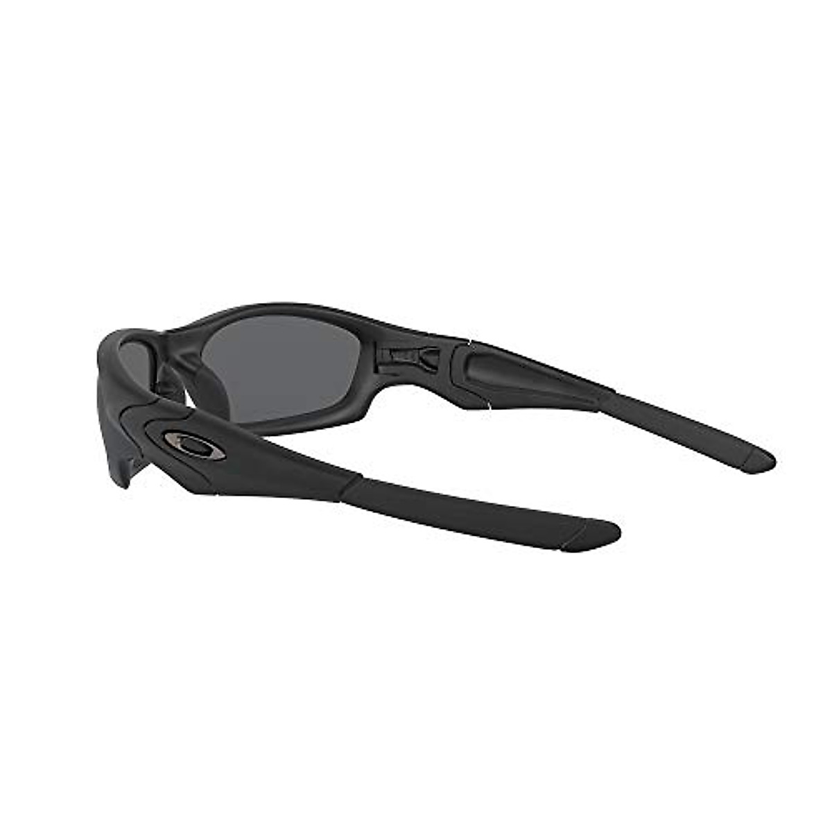 Oakley Men's OO9039 Straight Jacket Rectangular Sunglasses, Matte Black/Grey, 61 mm