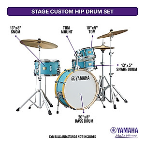 Yamaha Stage Custom Hip - Matte Surf Green One-Box 4PC Shell SBP0F4HMSG