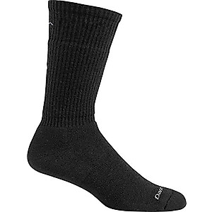 Darn Tough Men's The Standard Mid-Calf Lightweight Sock (Style 1480) - Black, Large