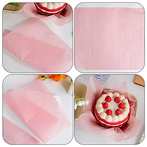 Hemoton 50 Sheets Dry Waxed Deli Paper Sheets Paper Sandwich Paper Liners Food Basket Liners Wax Paper Deli Wrap Wax Paper Sheets for Wrapping Bread and Sandwiches Pink