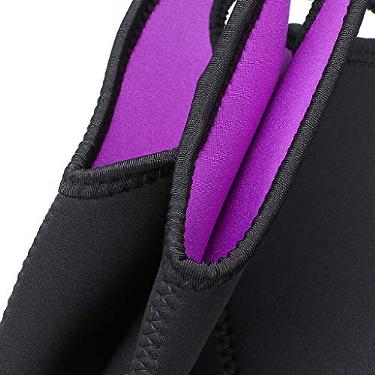 Hipiwe 6 Pack Beer Cooler Tote Bag, Extra Thick Neoprene Beer Bottle/Can/Beverage Carrier, Insulated Feeding Bottles Tote Sleeve