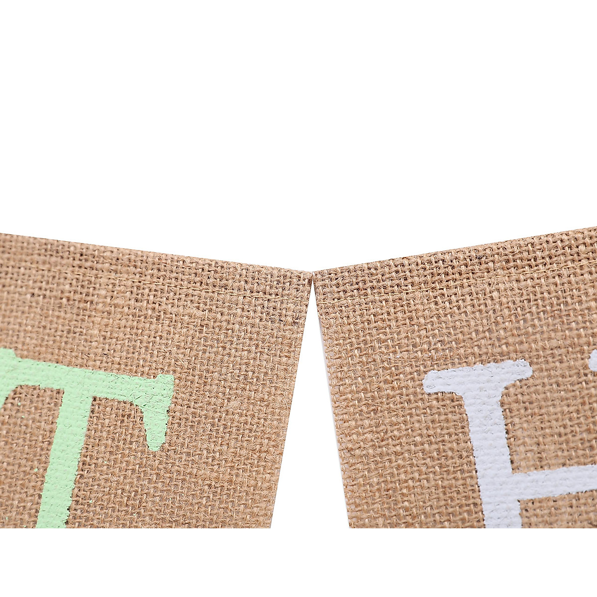 Rainbow Happy Birthday Burlap Banner - Happy Birthday Pastel Colors, Personalized Birthday Banner, 1st Birthday Rainbow Decorations,Photo Prop,Best Birthday Party Supplies (Rainbow Burlap Banner)
