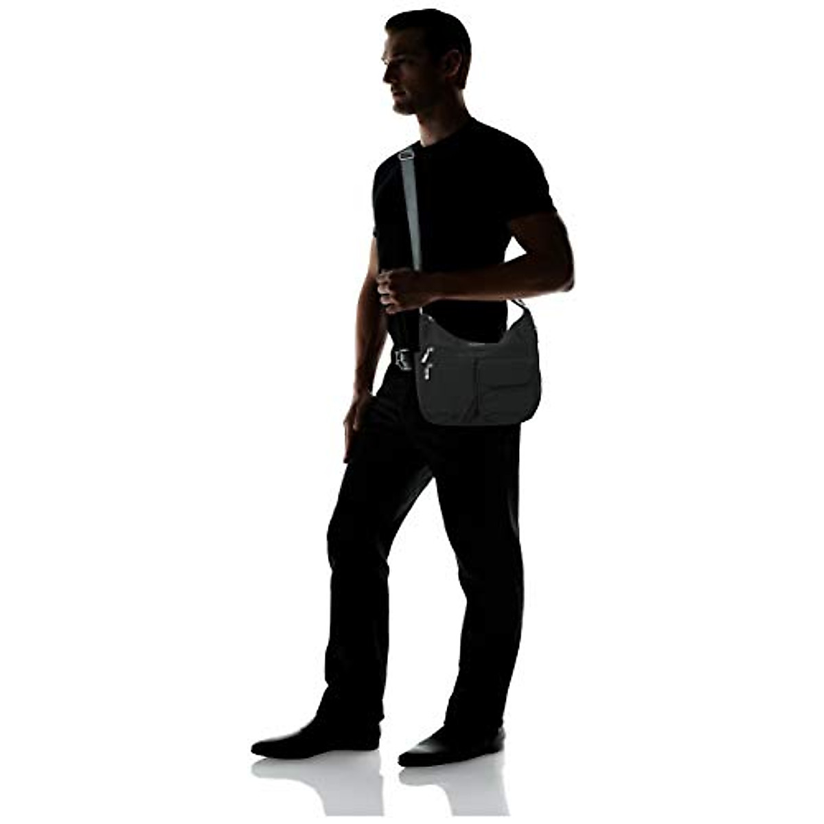 Baggallini Everywhere Bagg - Hobo Crossbody Bag for Women with RFID Wristlet – Water-resistant Travel Bag