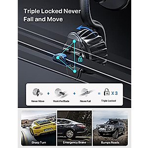 Ciencimy Compatible for MagSafe Car Mount [Strongest Magnet] Magnetic Phone Holder for Car [360° Adjustable] Air Vent Magnetic Phone Mount Fit for MagSafe iPhone 14 13 12 Pro Max Plus Mini