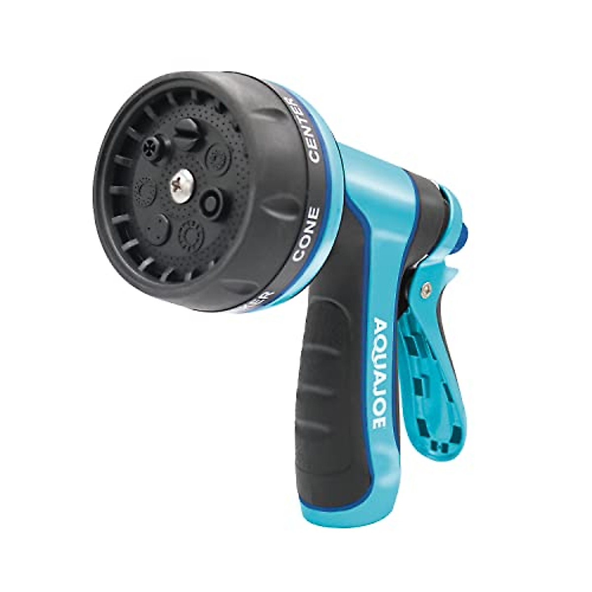 Aqua Joe AJHN104 Indestructible Series Heavy-Duty Metal Trigger Nozzle, Multi-Function, 7-Spray Patterns