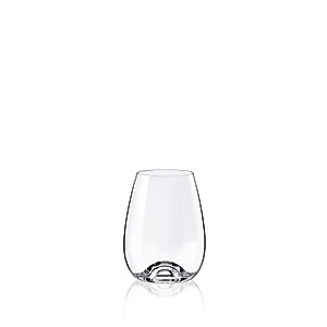 RONA Drink Master # 3 Stemless Wine Glass | Set of 4 | 16 oz. |