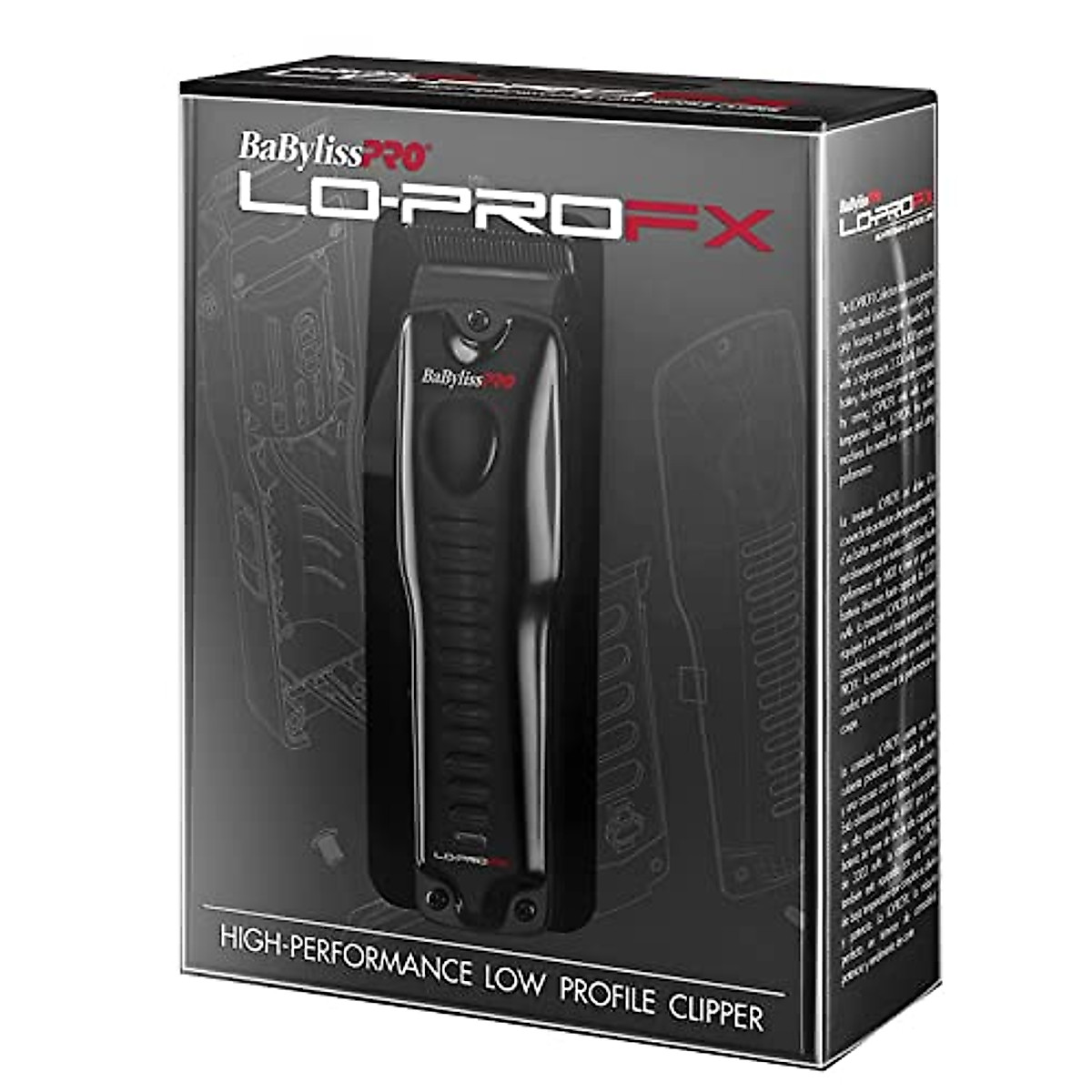 BaBylissPRO Lo-ProFX High-Performance Low Profile Clipper, 1 ct.