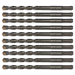 10PCS, SDS Plus Hammer Drill Bits,3/8"x6"