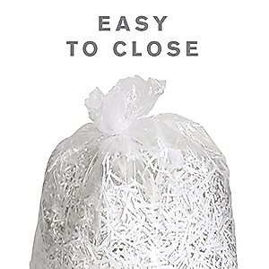 Highmark Shredder Bags, 1 mil, 15 Gallons, Clear, Box Of 25, DP00704