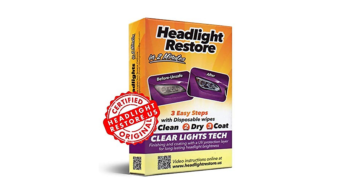 Headlight Restore Wipes - Easy Car Headlight Restoration Kit