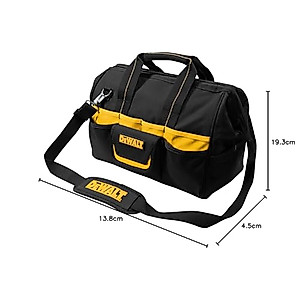 DEWALT DG5543 16 in. 33 Pocket Tool Bag, Black