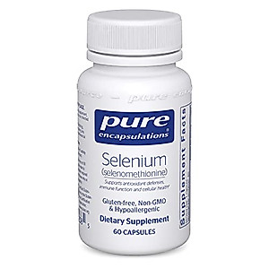 Pure Encapsulations Selenium (Selenomethionine) | Antioxidant Supplement for Immune System, Collagen and Thyroid Support* | 60 Capsules