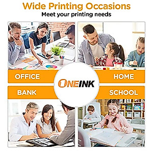 ONEINK 972X Ink Cartridges Compatible for HP 972, Upgraded Chips, Work for Pagewide Pro 477dn 477dw 452dn 452dw 577dw 577z Managed P55250dw P57750dw Printers, 4 Packs (Black/Cyan/Magenta/Yellow)