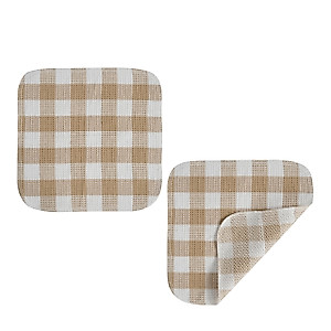 20 Piece Kitchen dish cloths Set - 100% Cotton Dish Towels, Heat Resistant Kitchen Mittens And Pot Holder Set, Reusable Dish Rags For Washing Dishes, Absorbent Dish Towels For Kitchen Drying - Beige