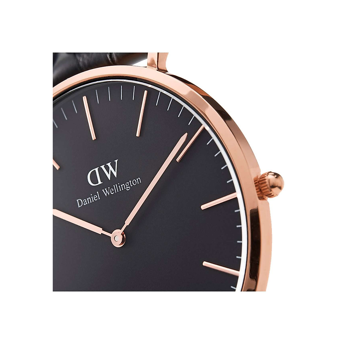 Daniel Wellington Classic Cornwall 40mm Men's Watch, DW Classic Fabric (Polyester) Rose Gold Watch for Men