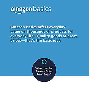 Amazon Basics Lawn & Leaf Drawstring Trash Bags, 39 Gallon, 40 Count