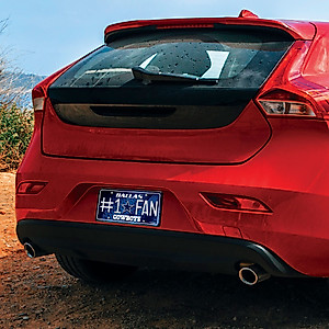 Rico Industries NFL Football Dallas Cowboys #1 Fan Metal Auto Tag