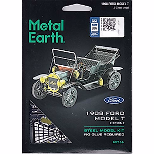 Fascinations Metal Earth 1908 Ford Model T Dark Green 3D Metal Model Kit