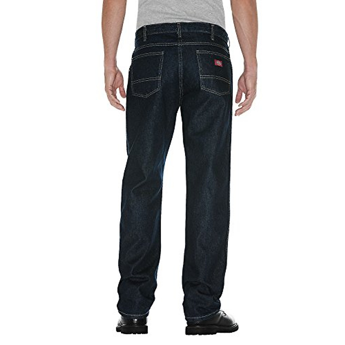 Dickies mens Relaxed-fit Five-pocket Washed jeans, Tinted Heritage Khaki, 36W x 30L US