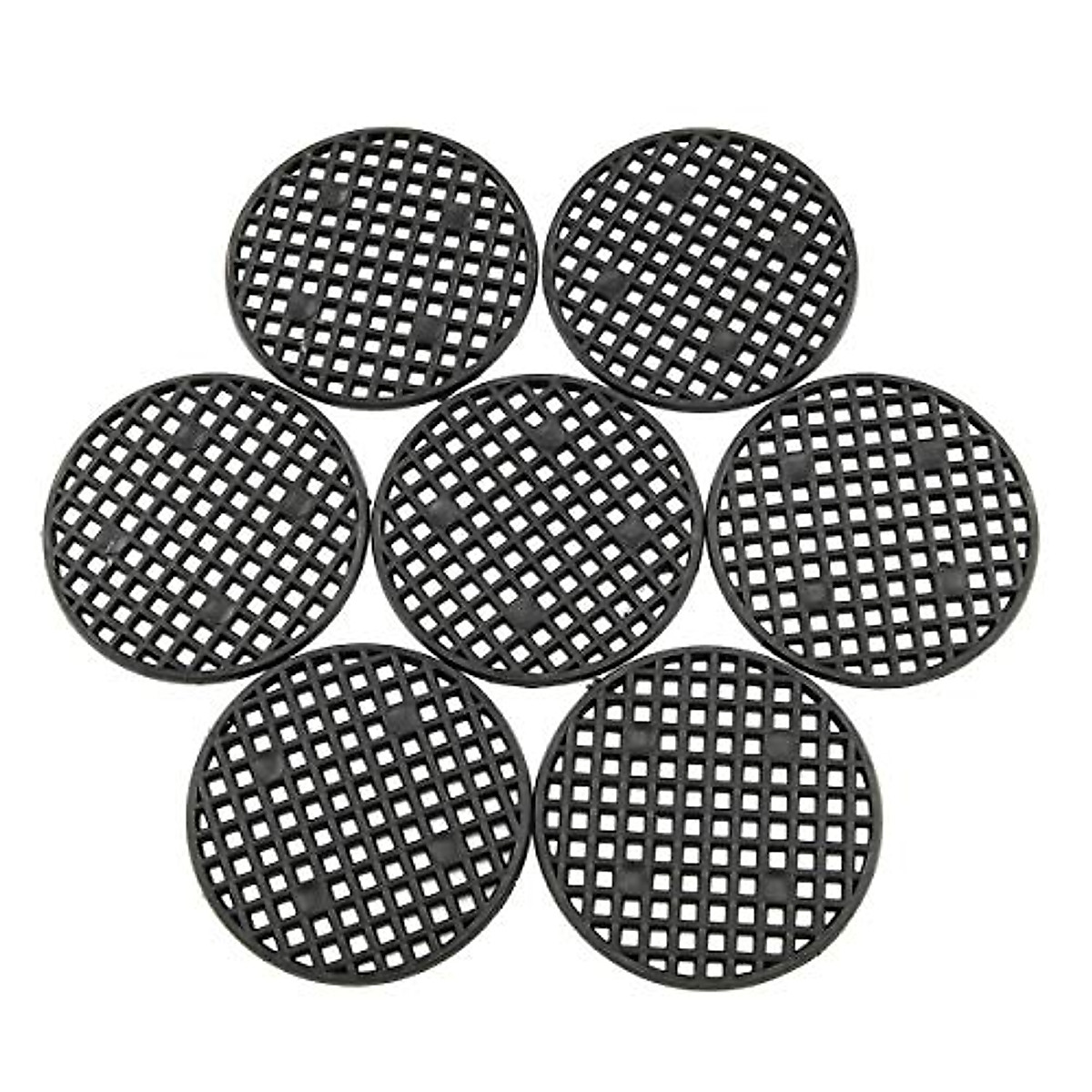 E-outstanding 30-Pack Round Flowerpot Mesh Pad Breathable Leakproof Bottom Grid Mat with Drainage Hole Bonsai Durable Protection 5.5cm Diameter