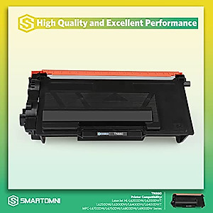 S SMARTOMNI Compatible TN880 TN-880 Toner Cartridge Replacement for Brother 880 TN880 for Brother HL-L6200DW HL-L6250DW HL-L6300DW HL-L6400DWT MFC-L6700DW MFC-L6800DW MFC-L6900DW Printer 2 Pack