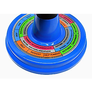 Illuminated Sun, Earth & Moon Orbital Model, 12.25" H x 16.25" W - 12V Light Bulb Demonstrates Sunlight on Earth & Moon - Solar Eclipse Demonstration - Includes Experiment Guide - Eisco Labs