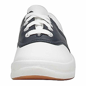 Keds girls School Days Ii Sneaker, White/Navy, 2 Big Kid US