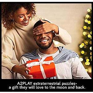 USA Map Puzzle 1000 Piece for Adults, United States of America, Patriotic Jigsaw Puzzle & Bonus Fact Poster by A2PLAY, Premium Materials, 27.5 x 19.7 in