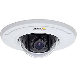 Axis Communications 0285-001 M3014 Fixed Dome Network Surveillance Camera - Color - 2.8Mm Lens - 1 MP - 1280 X 800, White
