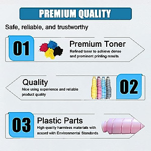 RIOMAN TN612 Toner Cartridge Replacement for Konica Minolta High Yield Compatible Toner Cartridge Work for Konica Minolta Bizhub Press C6500 C6501 C5500 C5501 Printers Combo Pack