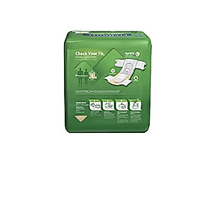 MEDLINE FITEXTRAXLG FITEXTRAXLGZ FitRight Extra Briefs (Pack of 20)