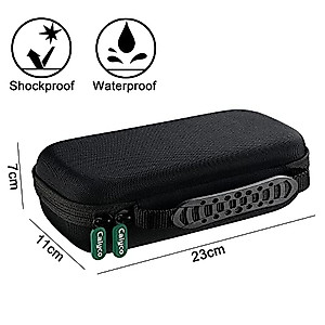 C CALYCO Portable Hard Travel Case for Bose SoundLink Flex Wireless Speaker, Travel Storage Case with Mesh Pockets for SoundLink Flex Speaker and Accessories (Black, Case Only)