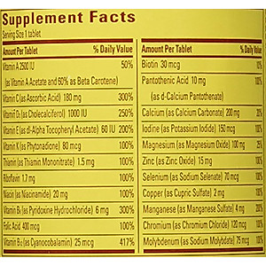 Nature Made Multi For Her 50+ Vitamin & Mineral Tabs, 90 ct (Pack of 2) (Packaging May Vary)
