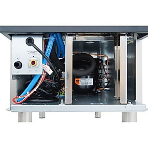 Manitowoc UNP Series Ice Maker Machine, Nugget-Style (Soft Chewable Ice), air-Cooled, Built-in Bin Storage, Undercounter (213 lb/24 Hours, AR-10000-P Water Filtration System)