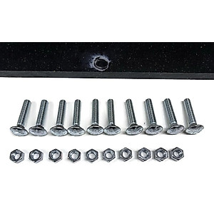 Vital All-Terrain 1/2" Poly Cutting Edge Scraper BAR for John Deere 54" Front Mount Snow Blade Plow