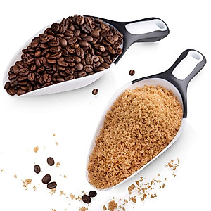 Rockland Guard Large Scoops for Canisters, Ice Cubes, Flour, Dry Foods, Candy, Pop Corn, Coffee Beans and Pet Food (3 Pack)