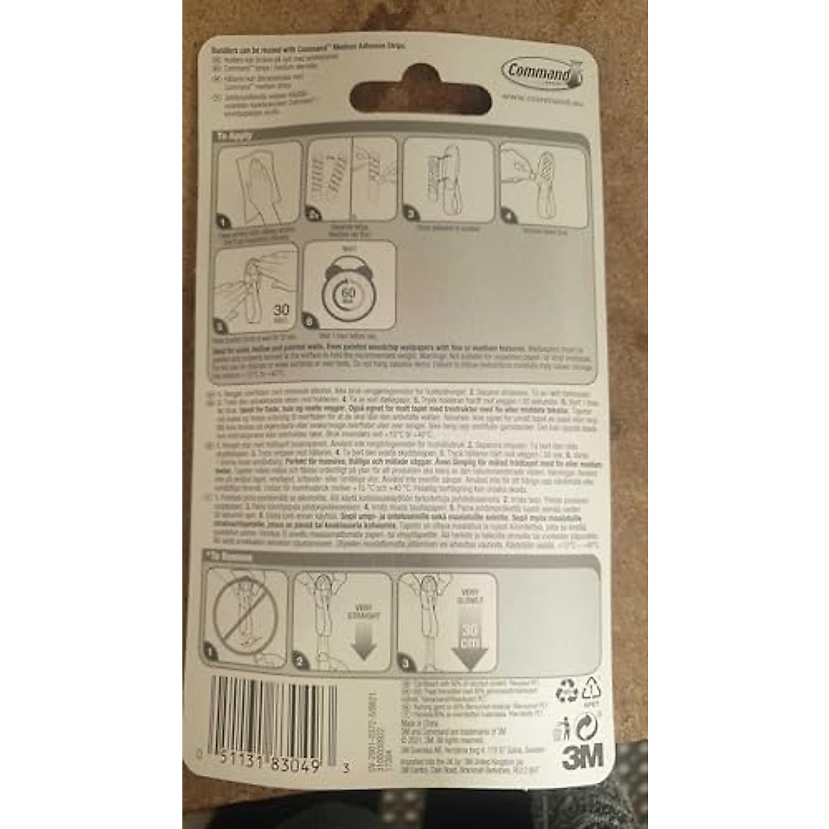 Command Cord Bundlers, White, 2-PACK