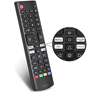 Gvirtue Universal Remote Control Replacement for LG-TV-Remote All LG LED OLED LCD Webos 4K 8K UHD HDTV HDR Smart TV with Prime Video, Disney Plus, Netflix, LG Channels Button