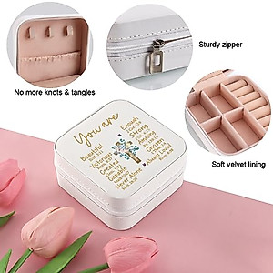 Christian Gifts for Women Birthday Gifts Inspiration Religious Gifts Spiritual Gifts Catholic Gifts for Women Her Mom Friends Female Coworker Sister Christian Bible Verse Scripture Gifts Jewelry Box